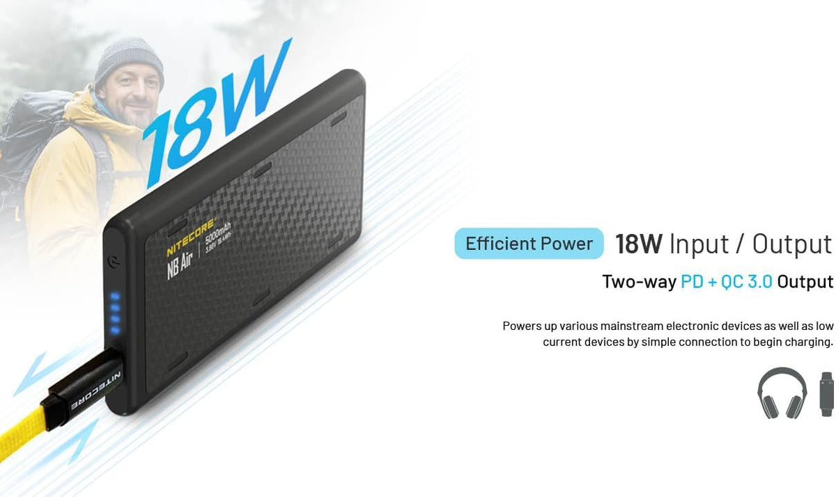 Nitecore NB Air 5000mAh Power Bank – Zpacks