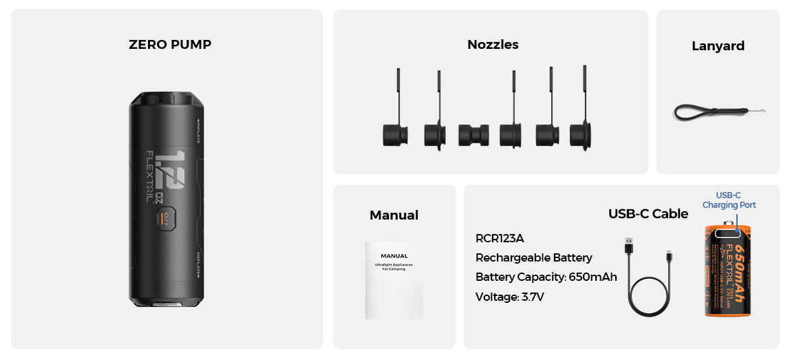 Flextail Zero Pump | Ultralight Sleeping Pad Pump – Zpacks