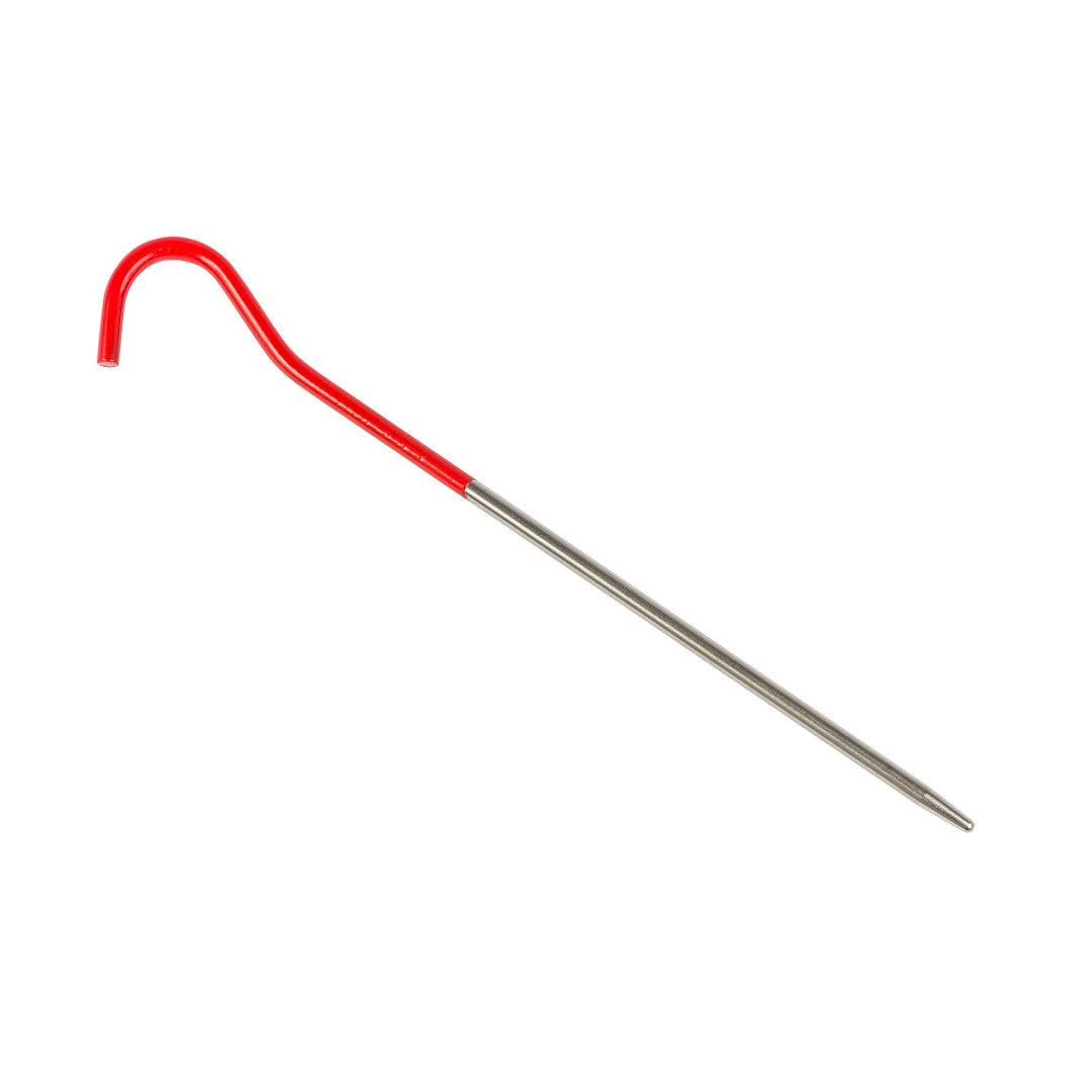 Ultralight 6.5" Red Tough Titanium Shepard Hook Tent Stake | Lightest ...